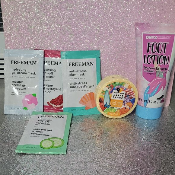 Bath & Body | 6 Pc New Freeman Mask Limited Edition Find Your Happy ...
